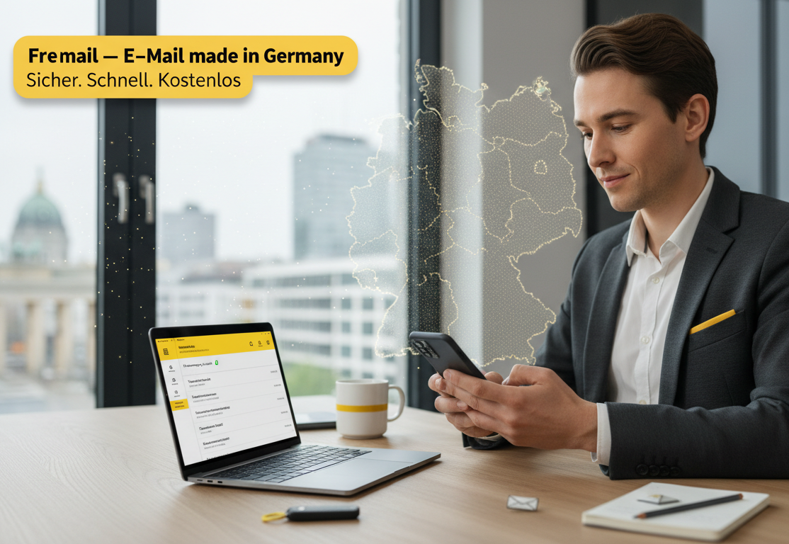 WEB-DE-Freemail – E-Mail made in Germany mit App und Cloud